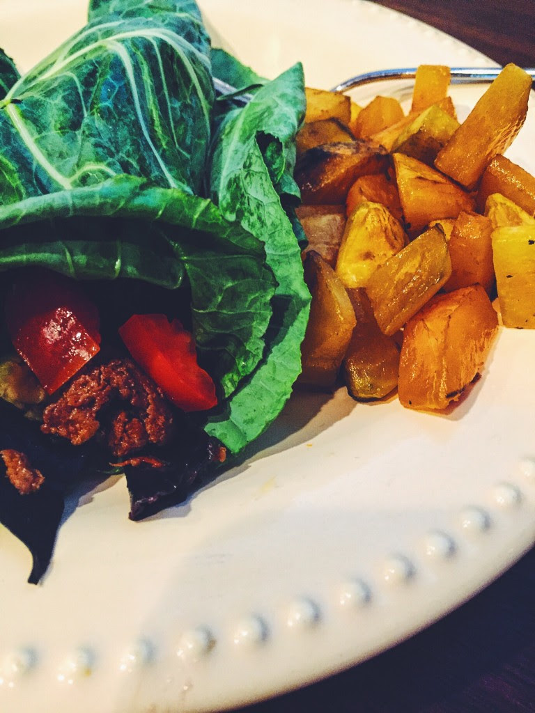 Collard Chorizo Wraps - The Veggie Fairy Team