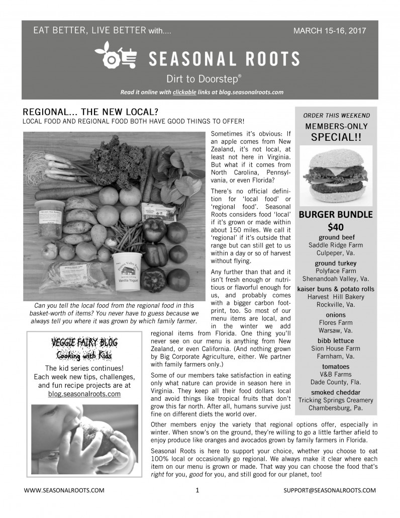 Regional vs local - The Veggie Fairy Team