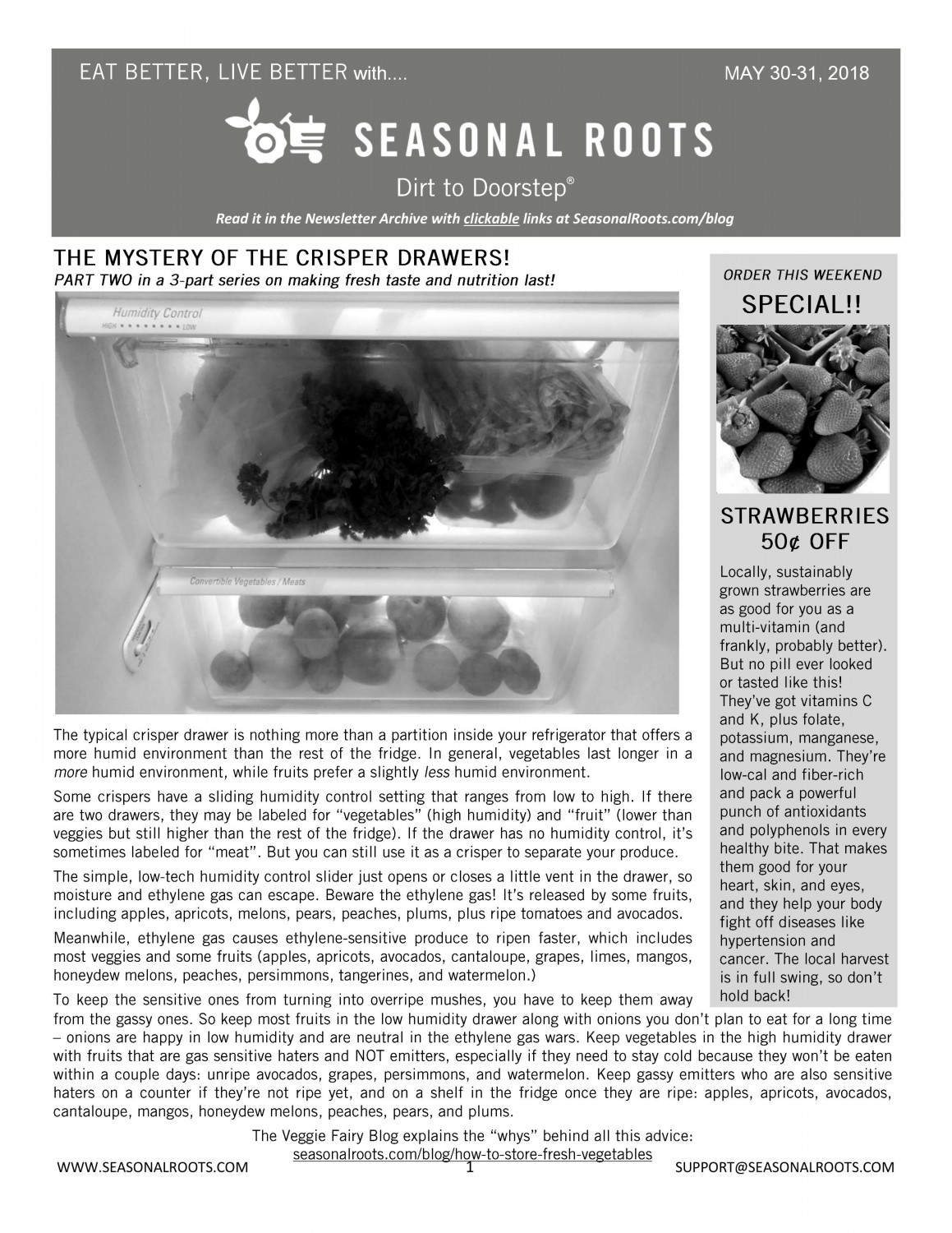 The mystery of the crisper drawers! - The Veggie Fairy Team